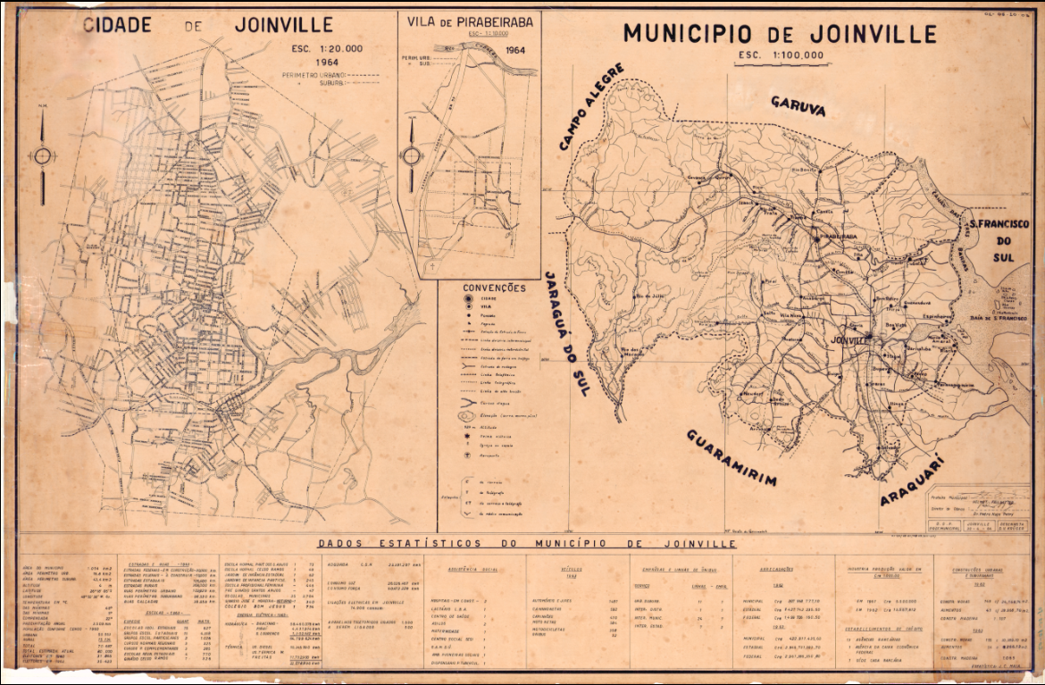 Mapa do Município de Joinville – Coleções